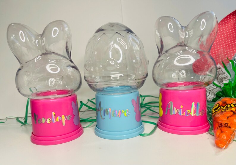 Easter Candy Dispenser Personalized Easter Gift Personalized - Etsy