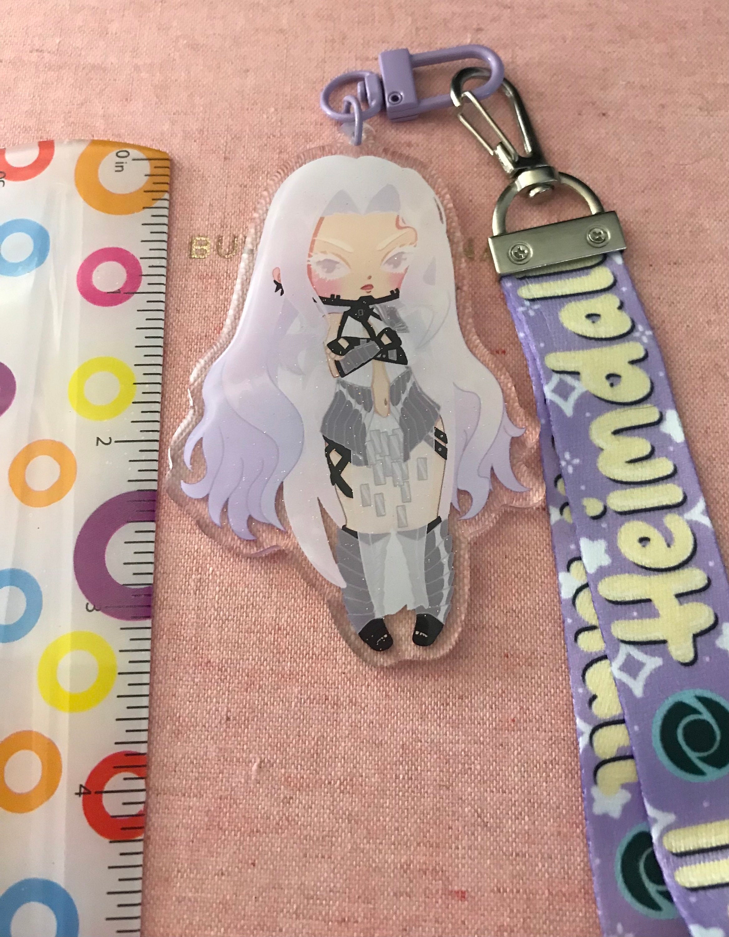 Dislite Chibi Goddess Heimdall Acrylic Keychain & Lanyard W/ Glitter ...