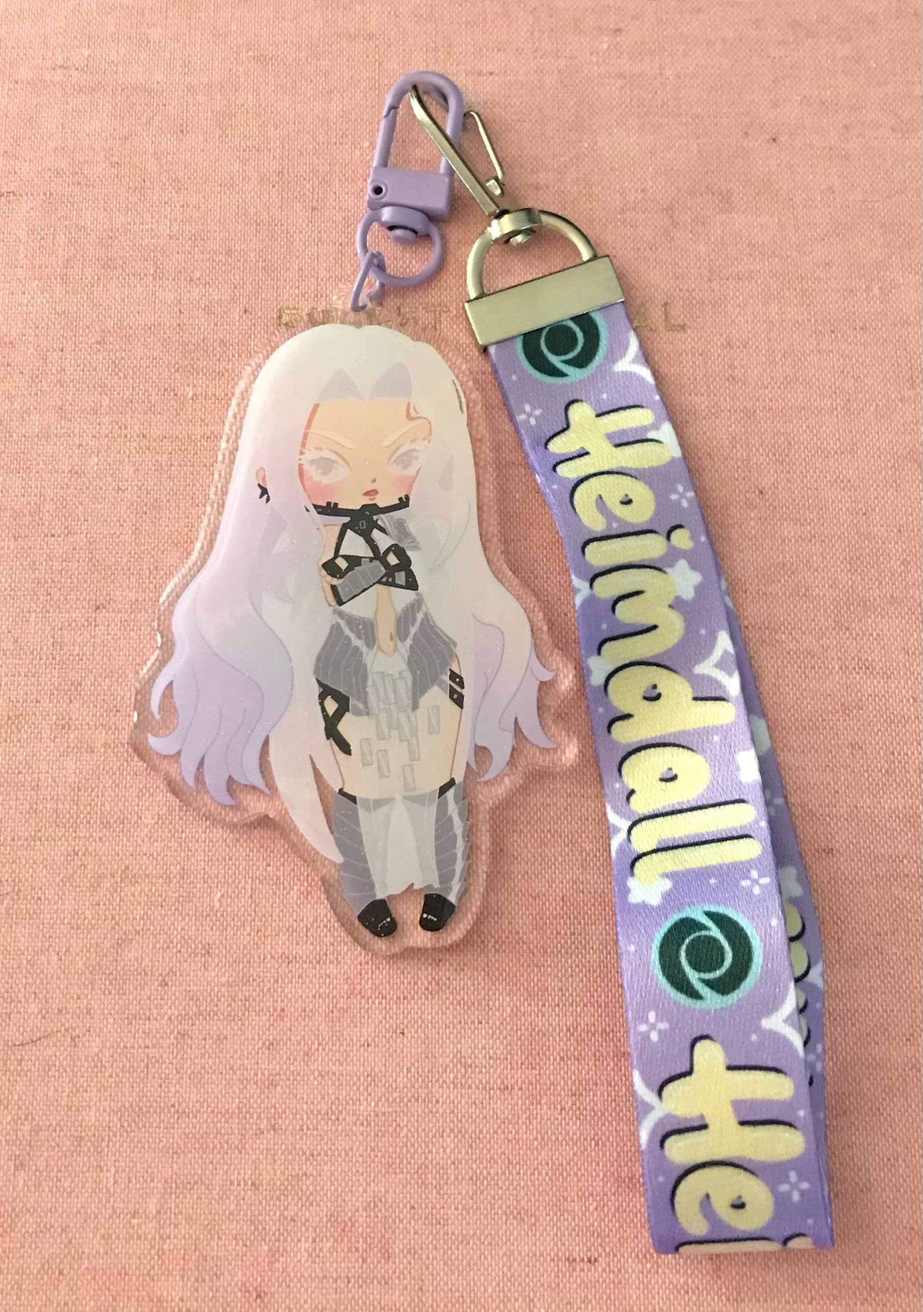 Dislite Chibi Goddess Heimdall Acrylic Keychain & Lanyard W/ Glitter ...