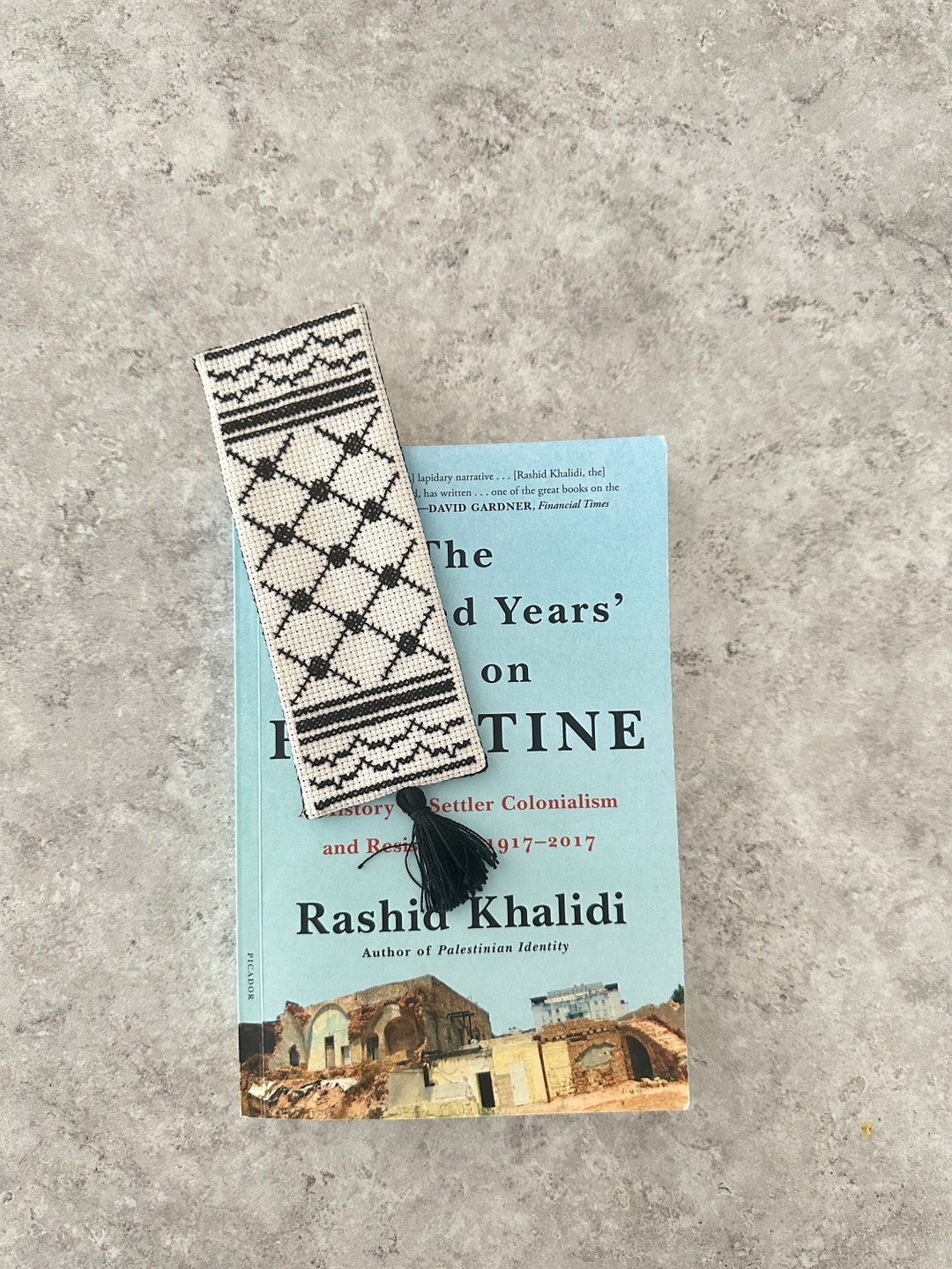 Kuffiyeh Tatreez Bookmark - Etsy