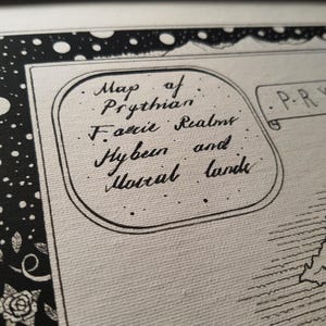 Hand Drawn Map of ACOTAR World, Court of Thorns and Roses Series ...