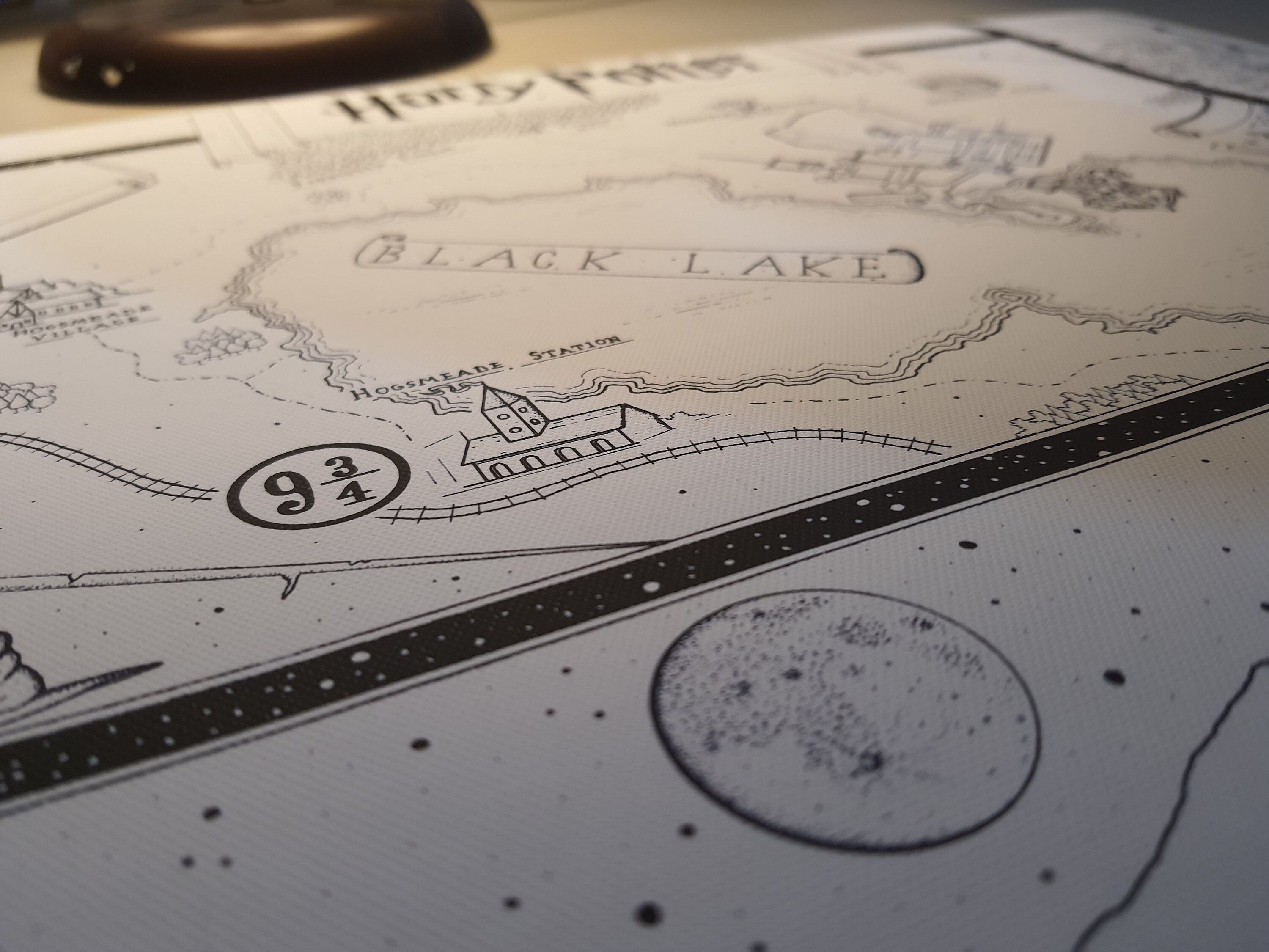 Hand Drawn Harry Potter Hogwarts Map - Etsy