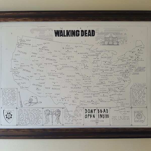 Walking Dead Art - Etsy
