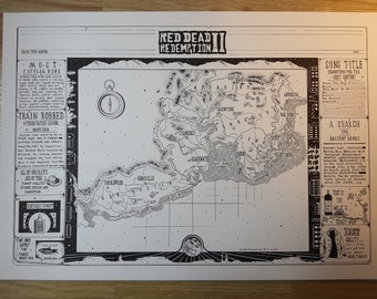 Red Dead Redemption 2 - Etsy