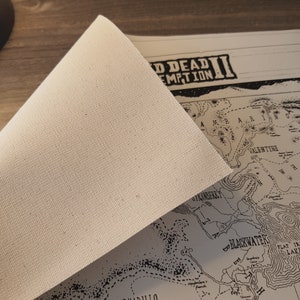 Hand Drawn Red Dead Redemption Map - Etsy UK