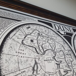 Dune Map, Map of Arrakis. Detailed Crafted Map of Dune's Terrain - Etsy