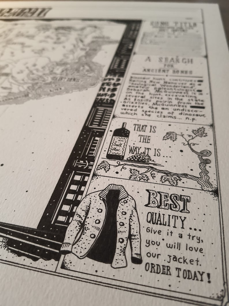 Hand Drawn Red Dead Redemption Map - Etsy UK