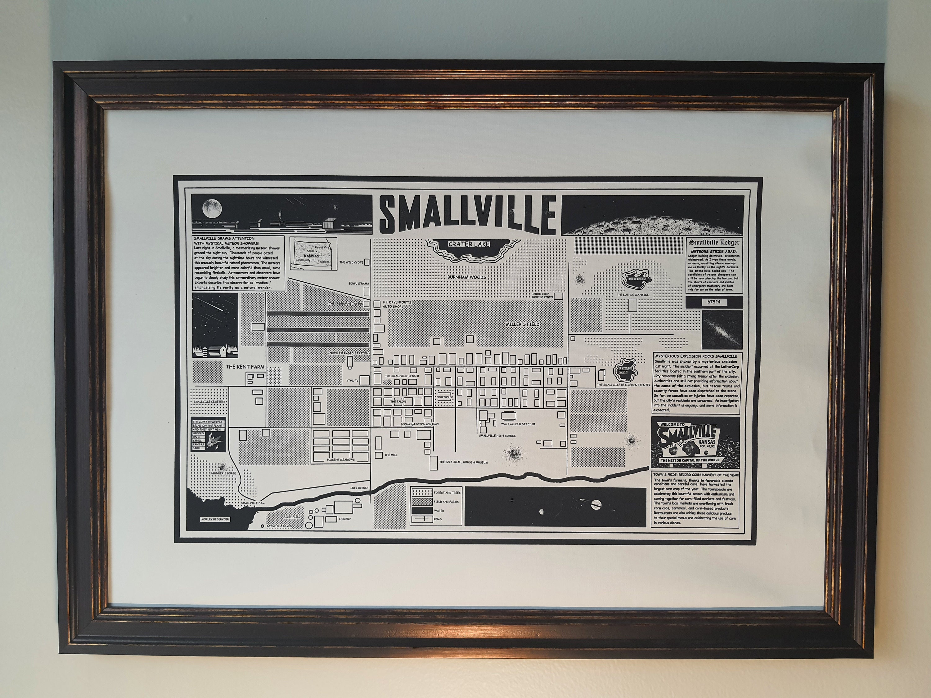 Map of SMALLVILLE - Etsy