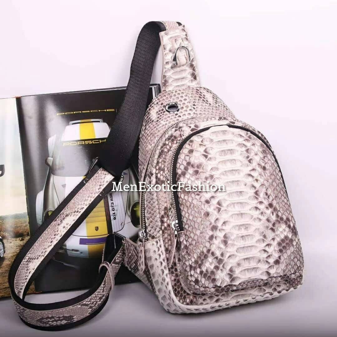 White Original Indonesian Handmade Python Bagpython - Etsy