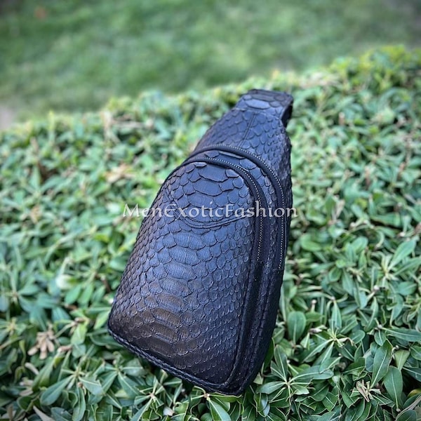 Snake Skin Cross Body Bag - Etsy
