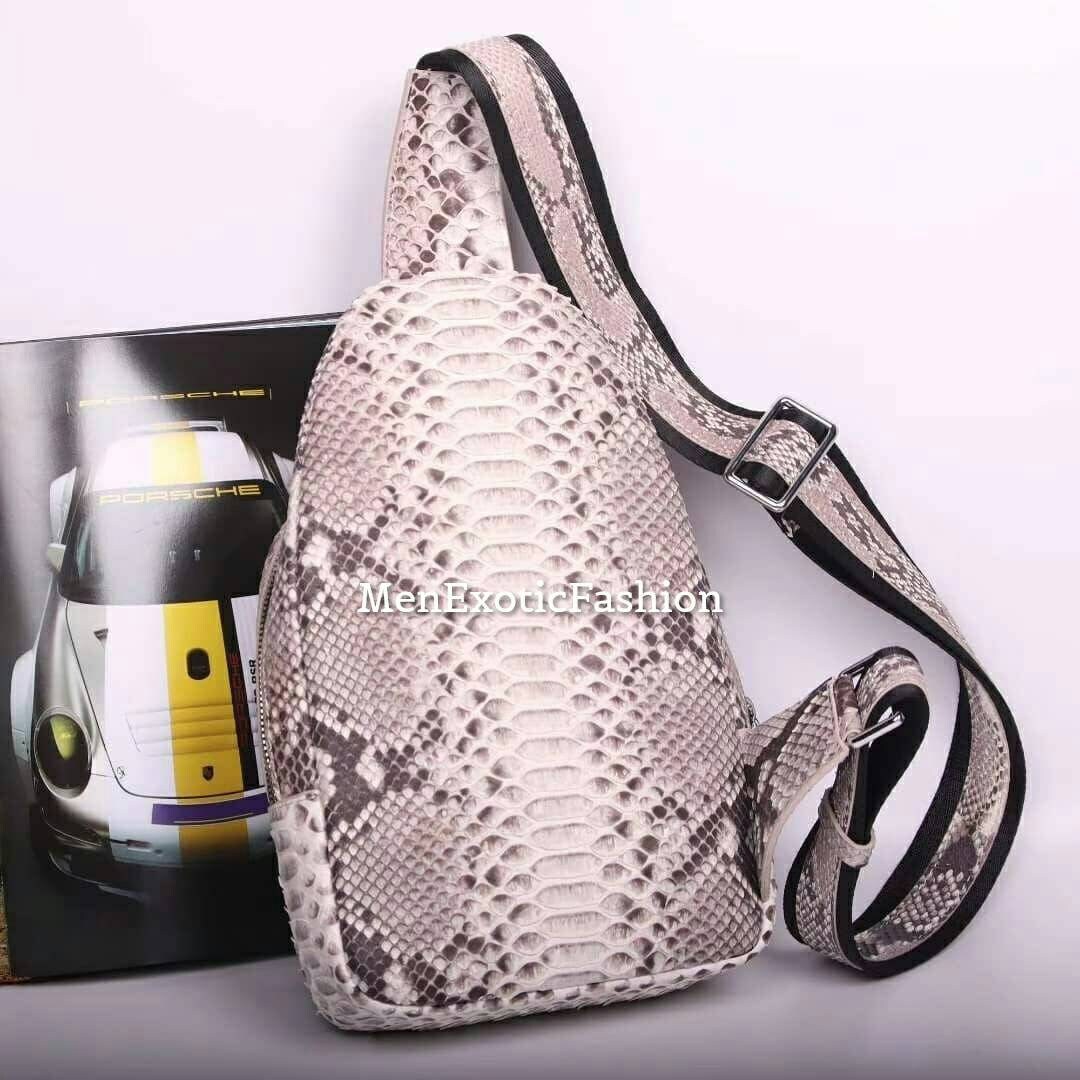 White Original Indonesian Handmade Python Bagpython - Etsy