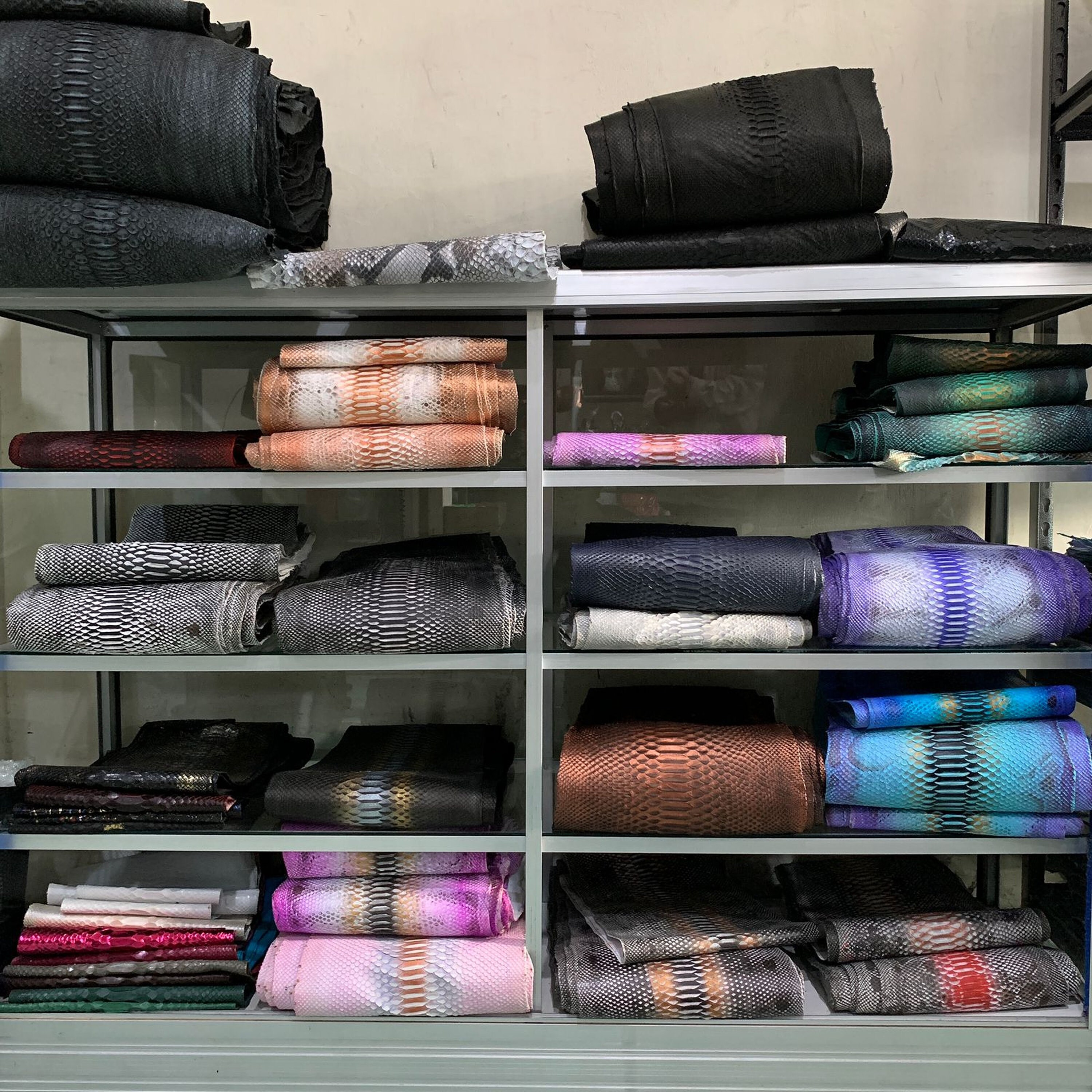 Rainbow Python Jacket, Genuine Python Jacket, Genuine Snakeskin, Real ...