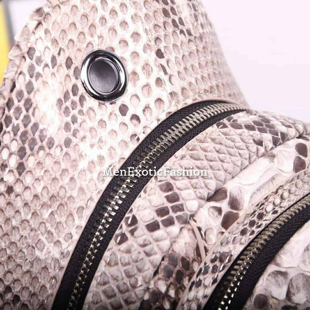 White Original Indonesian Handmade Python Bagpython - Etsy