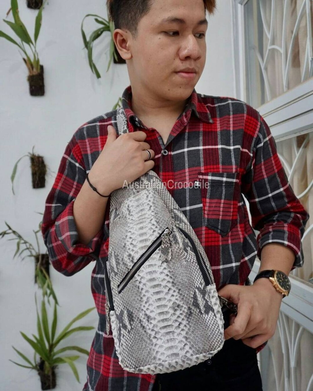 Original Indonesian Handmade,white Python Bag,python Handbag,python ...