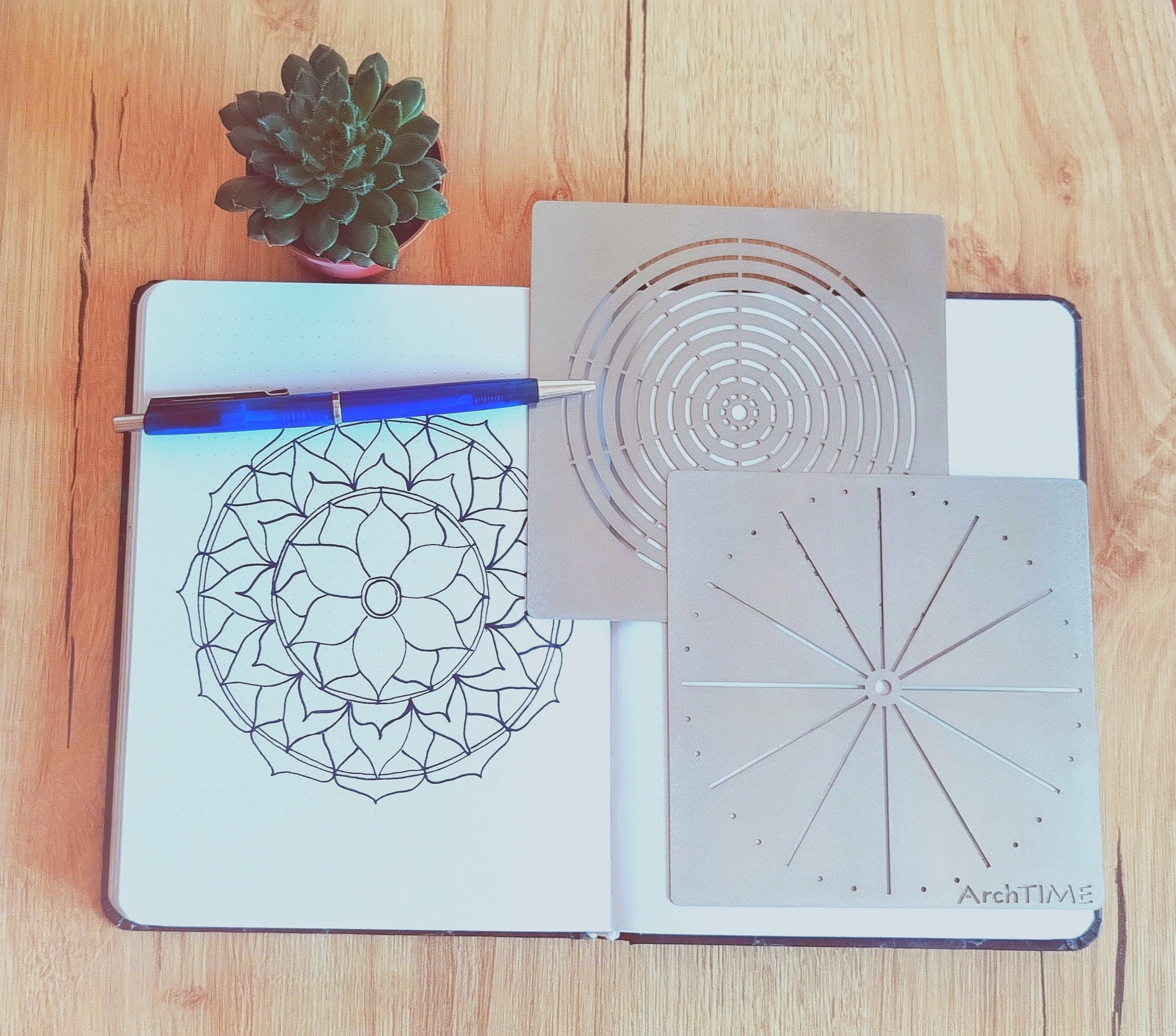 Mandala Stencil, Stencil, Drawing Template, Mandala, Scrapbooking Art ...