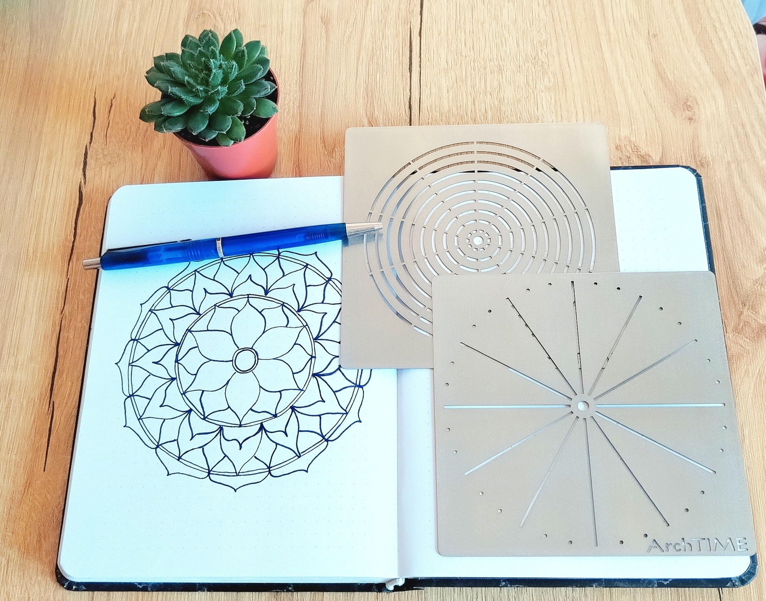 Mandala Stencil, Stencil, Drawing Template, Mandala, Scrapbooking Art ...