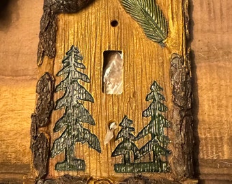 Southwest Blanket Design 35 Rustic Cabin Light Switch Cover Plate or ...