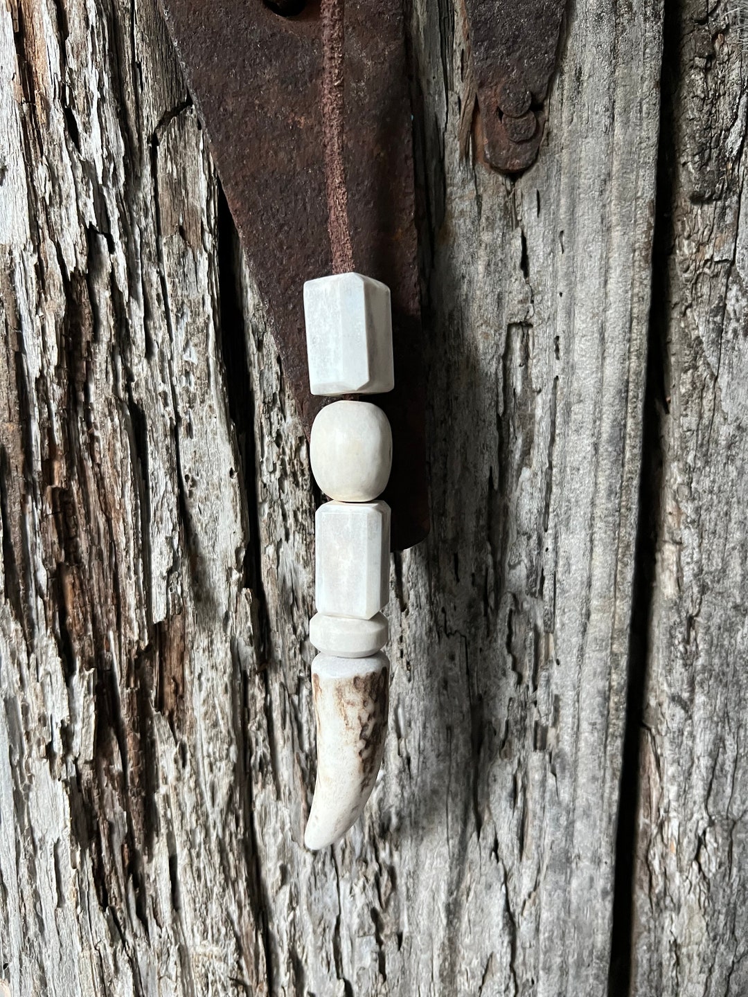 Real Deer Antler Rearview Mirror Ornament - Etsy