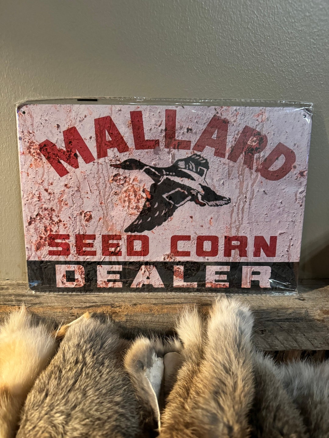 Mallard Seed Tin Sign - Etsy