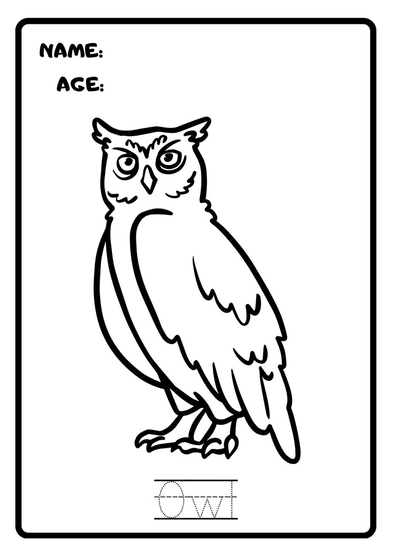 32 Printable Coloring Pages for Kids, Toddlers, Preschoolers, Coloring ...