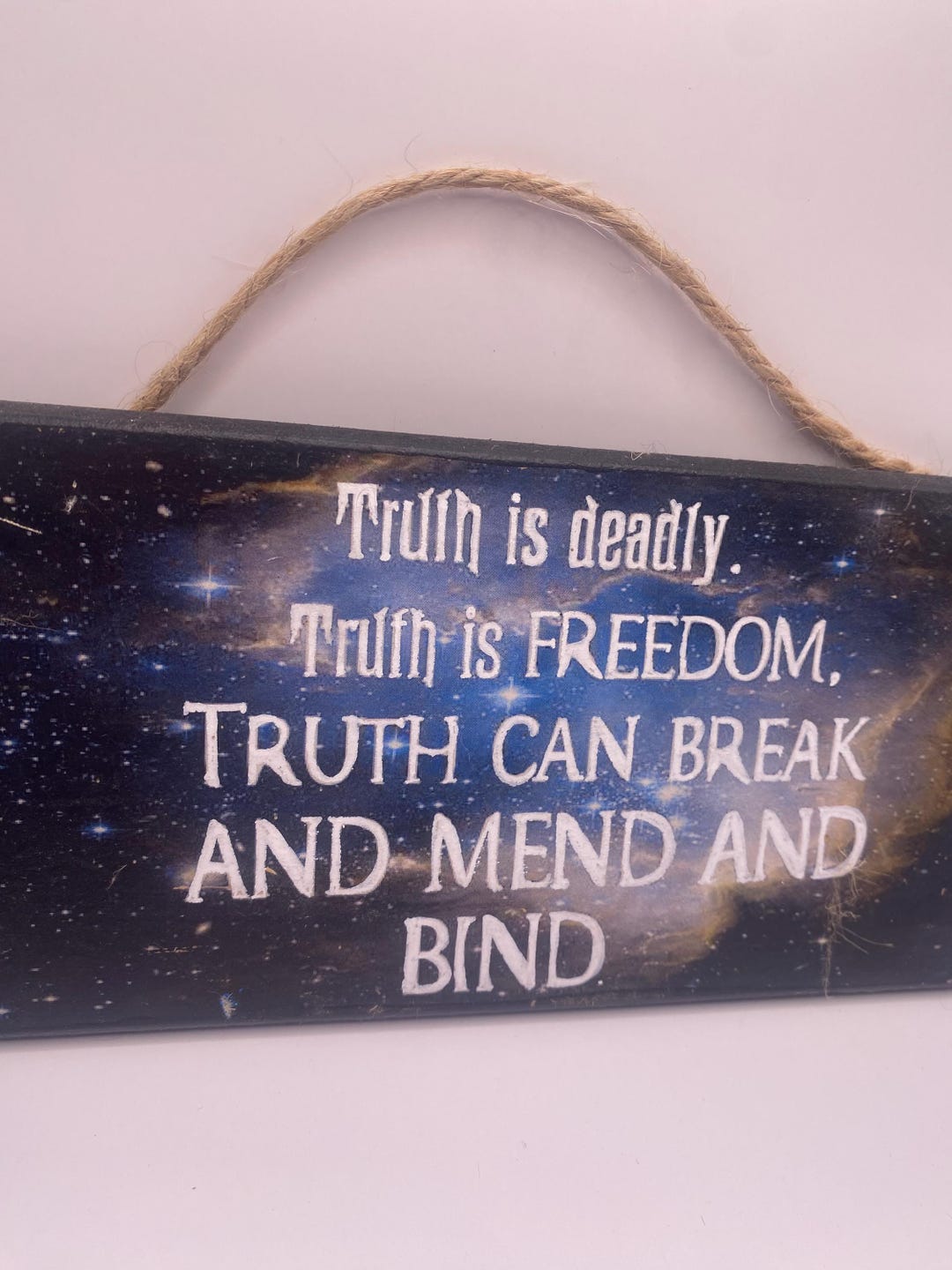 Truth is Deadly – A Court of Mist and Fury Inspired Plaque - Etsy Canada