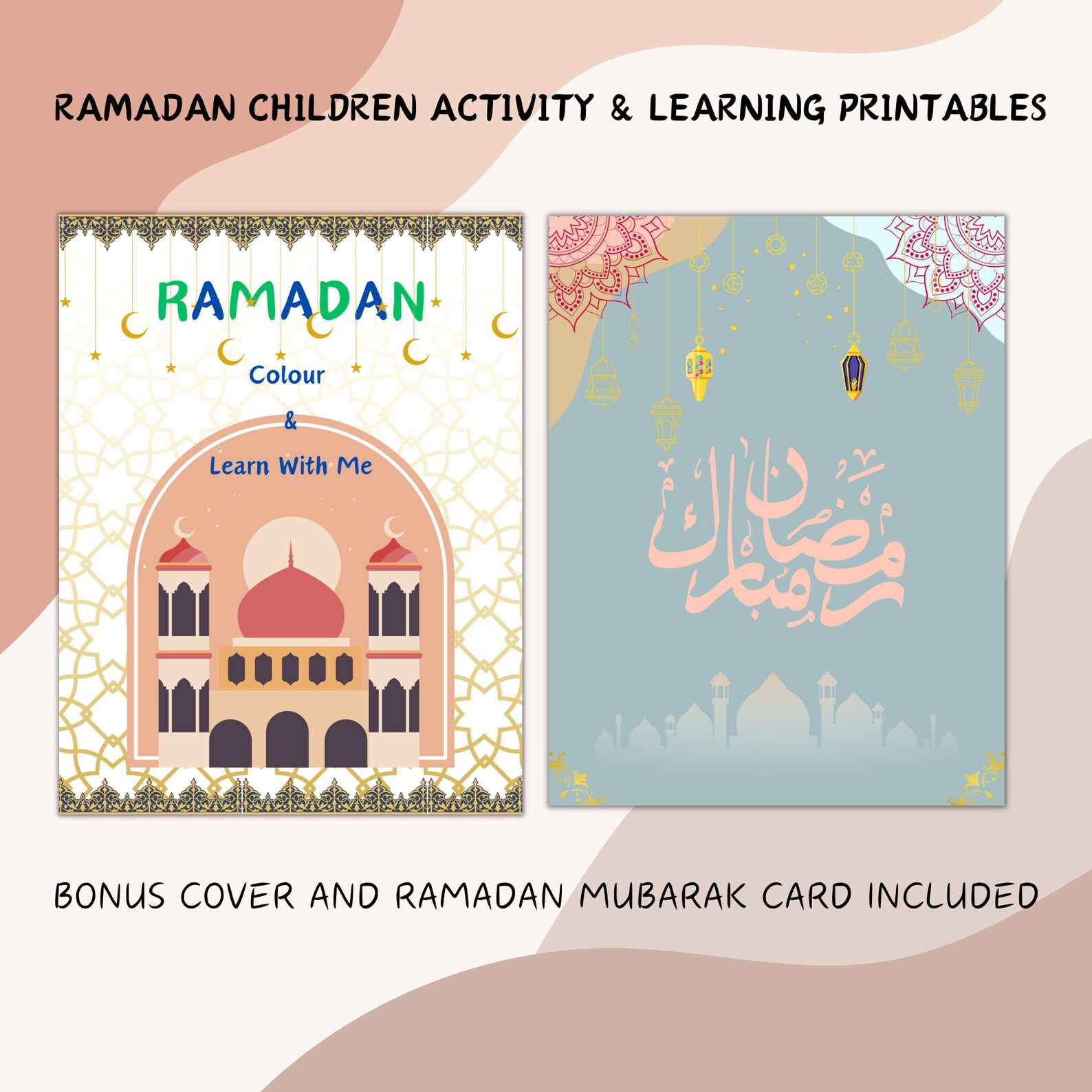 Ramadan Mubarak/ramadan Activity Printable/ramadan Gifts/children ...