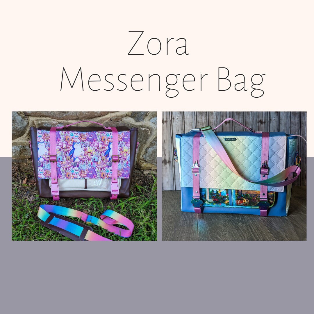 Stitch Craft Patterns: Zora Messenger Bag Pattern PDF - Etsy