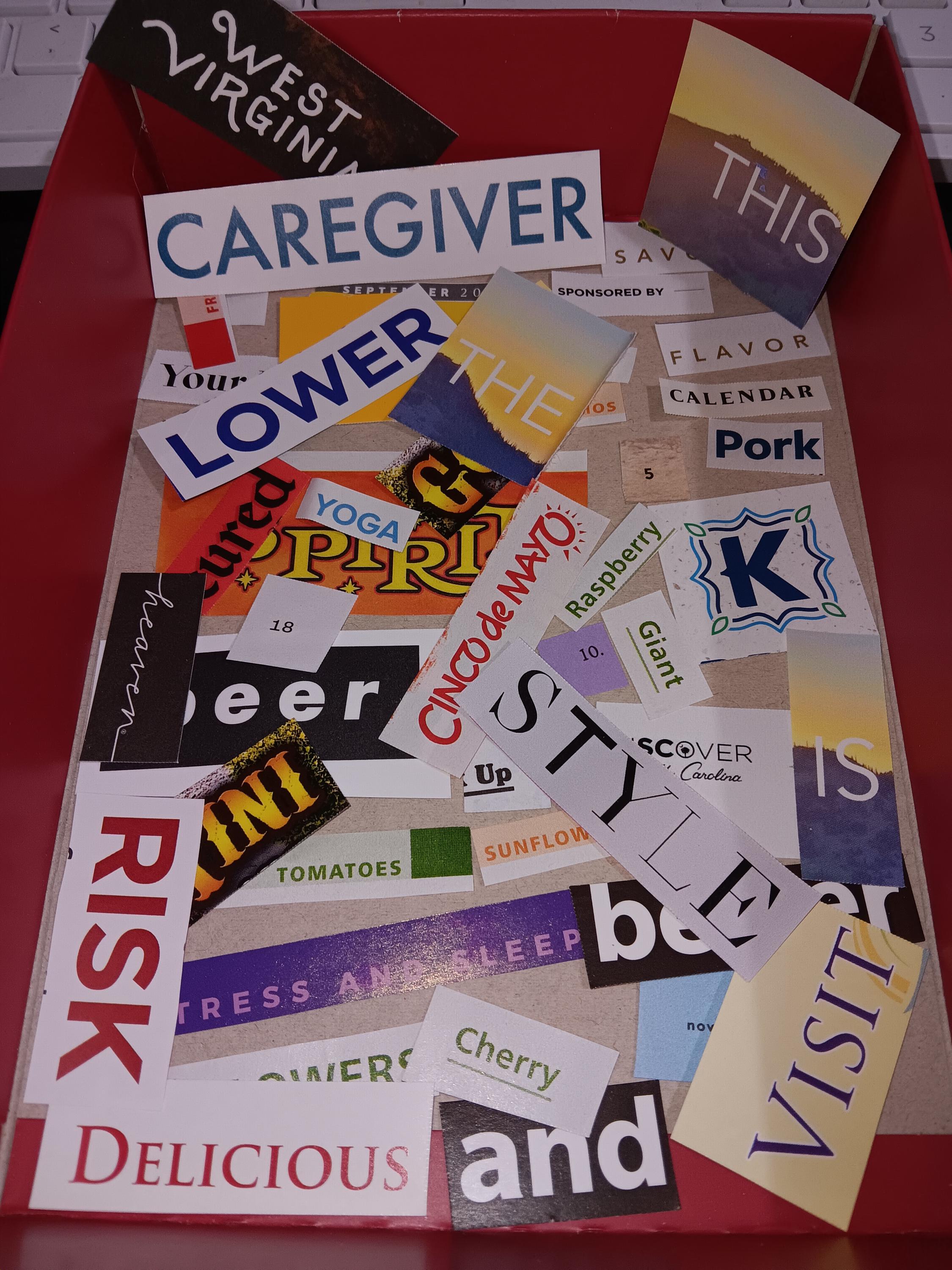 Scrapbooking / Vision Board Cut Outs. Words, Letters, Numbers, Phrases ...