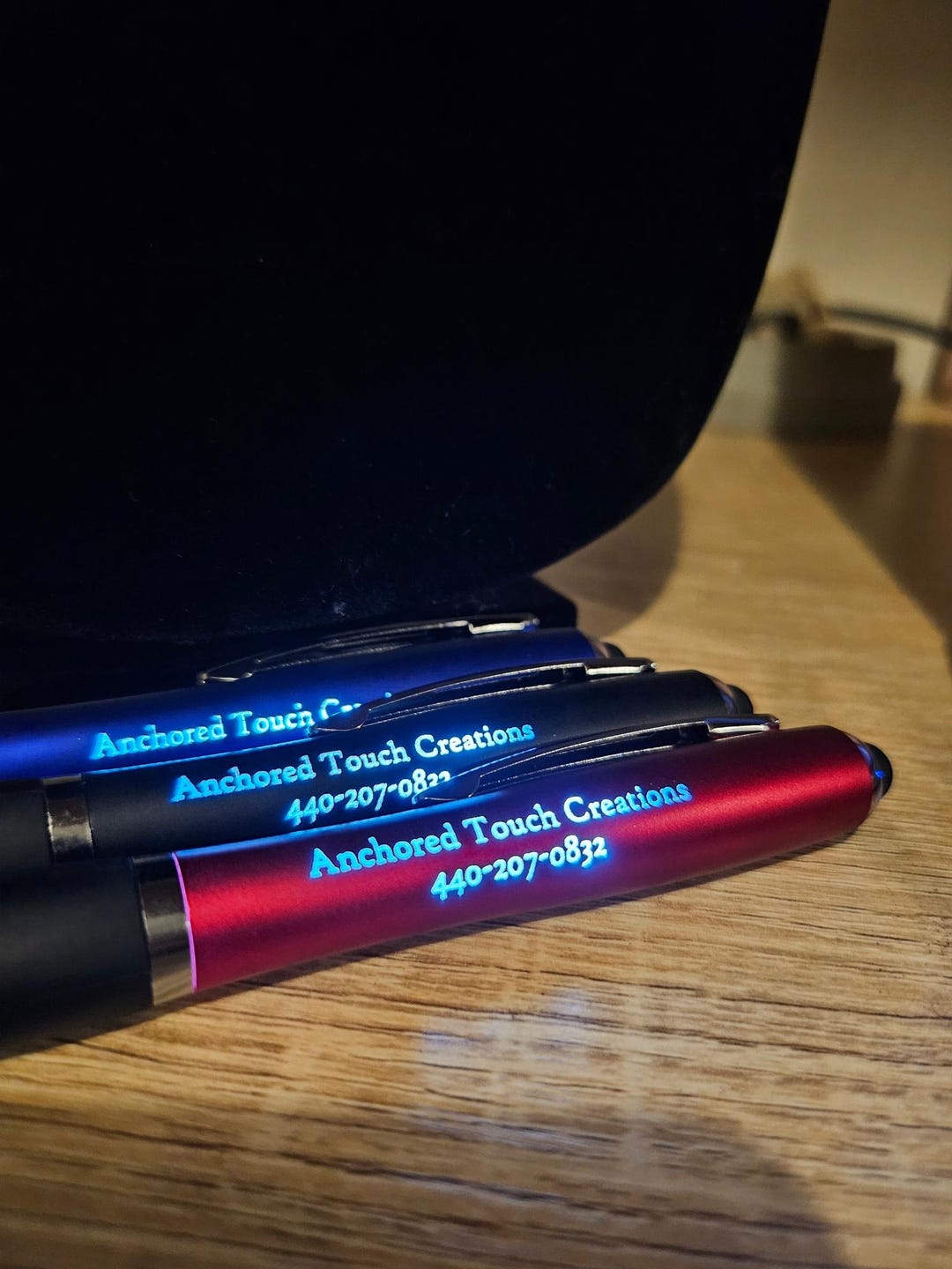 Custom Engraved LED Pens - Etsy