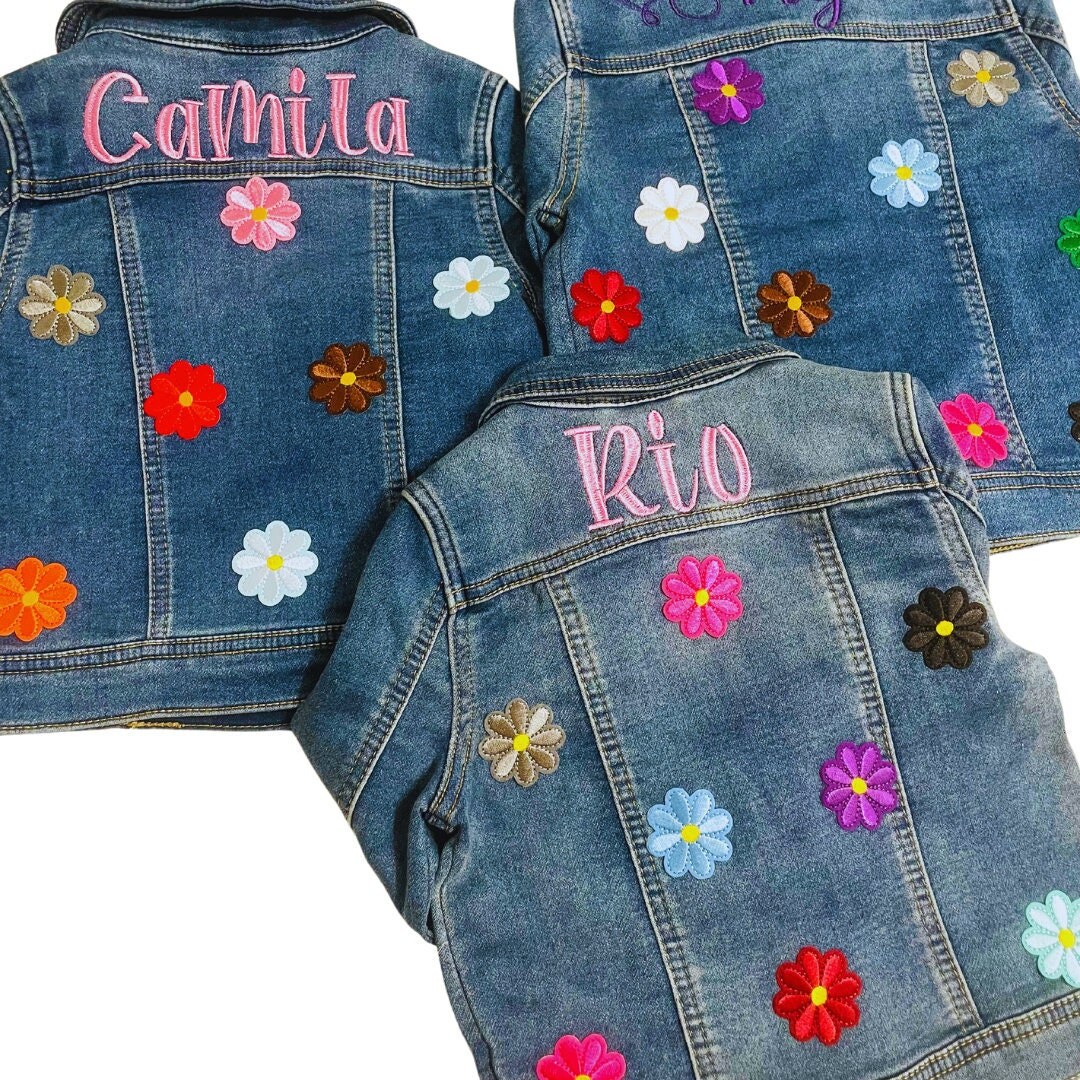 Personalized Denim Jacket for Kids - Etsy