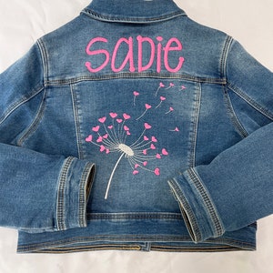 Personalized Denim Jacket for Kids - Etsy