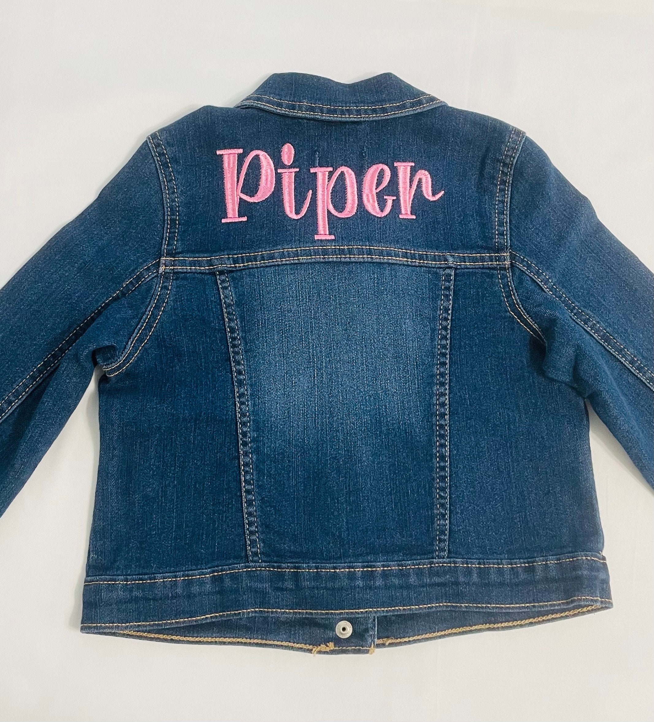 Personalized Denim Jacket for Kids - Etsy