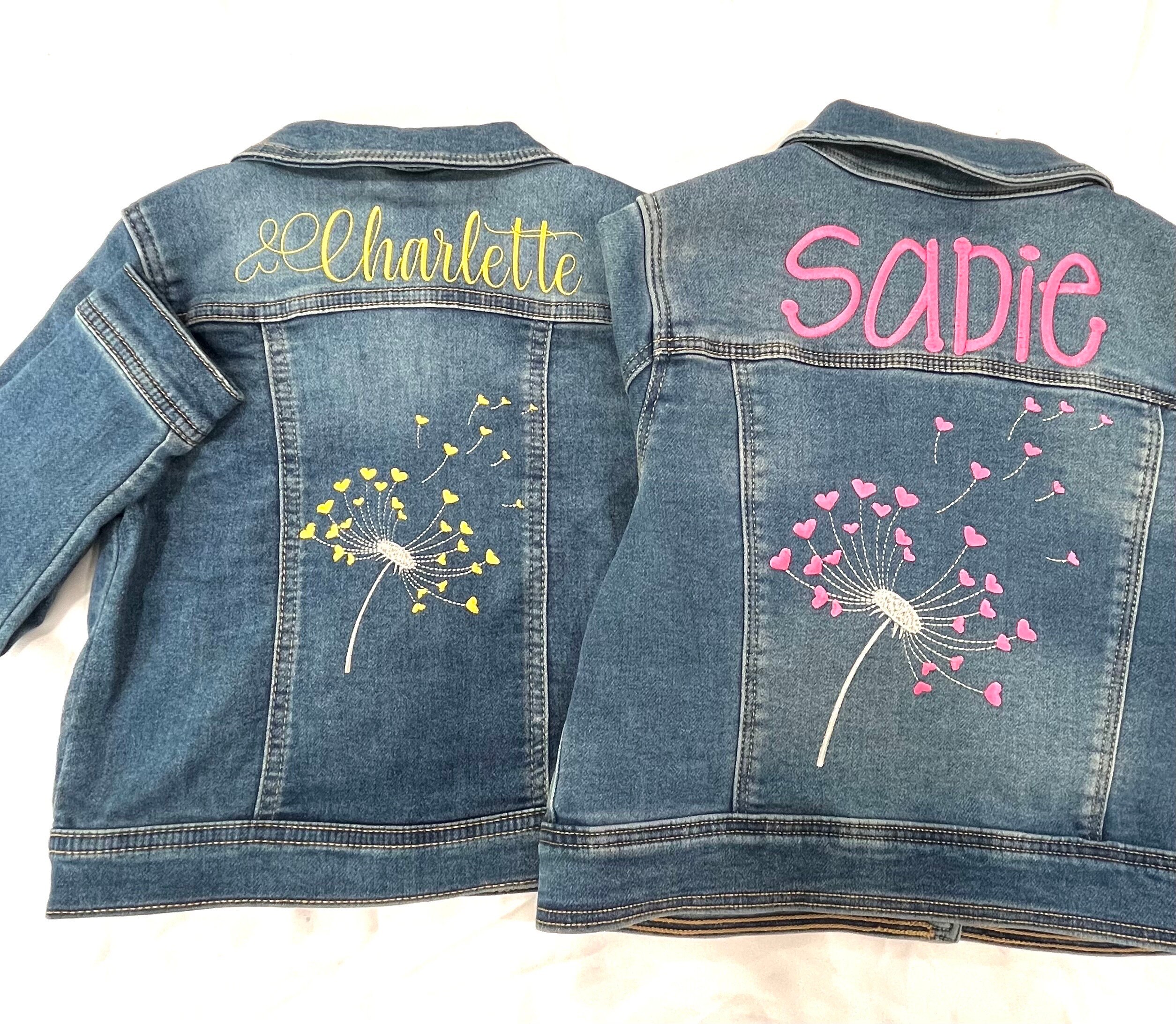 Personalized Denim Jacket for Kids - Etsy