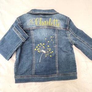 Personalized Denim Jacket for Kids - Etsy