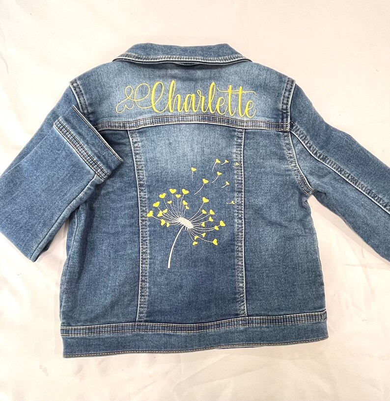 Personalized Denim Jacket for Kids - Etsy