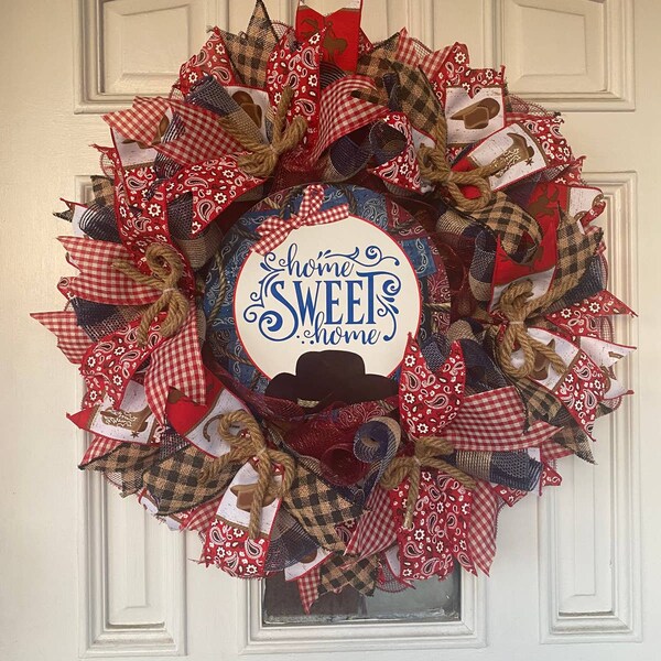 Western Wreath - Etsy