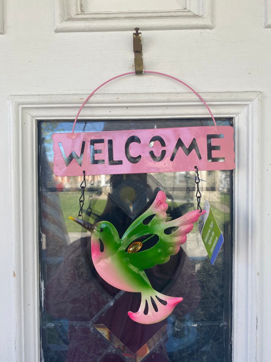 Draft Spring Metal Welcome Summer Wreath Sign Door Hanger Wall Decor - Etsy