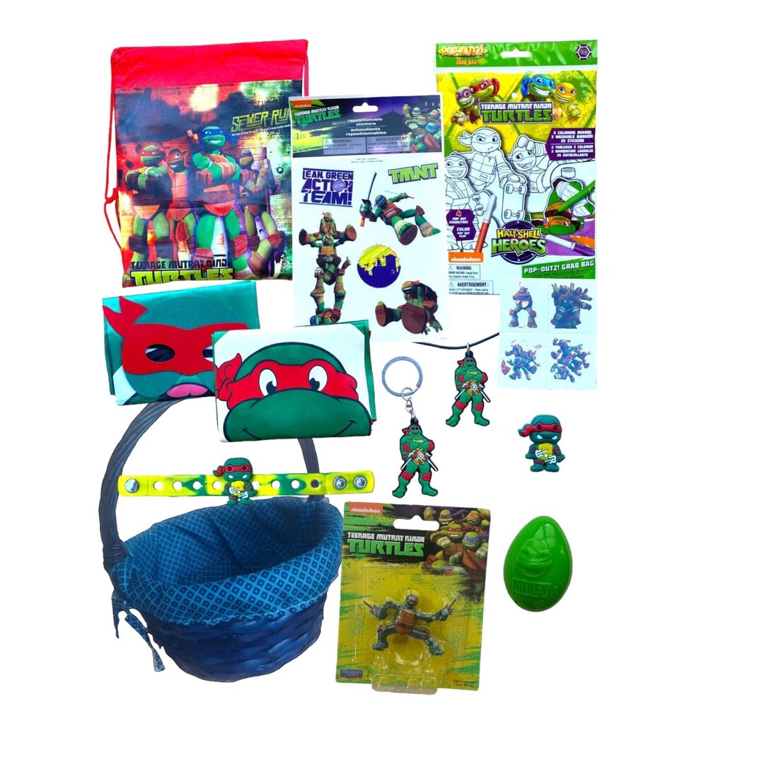 Teenage Mutant Ninja Turtles Easter Basket | Boys Gift Set - TMNT ...