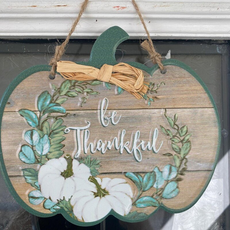 Metal Thankful Sign - Etsy