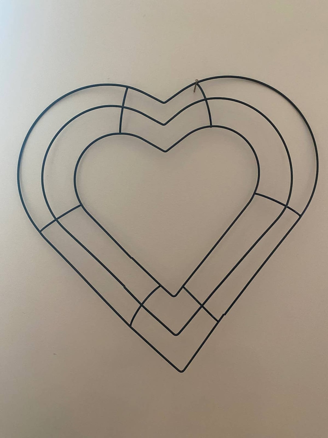 13 Metal Heart Shaped Wreath Form , Heart Wreath, Heart Wreath Frame ...