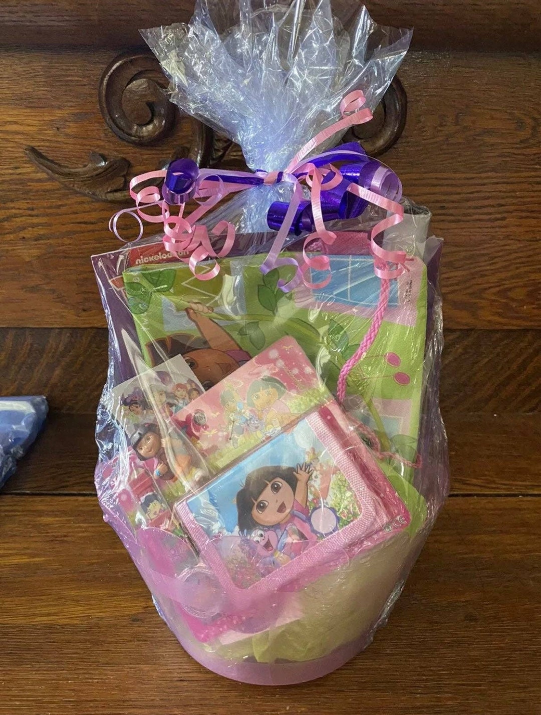 Dora the Explorer Gift Basket Set Poster Backpack Book - Etsy