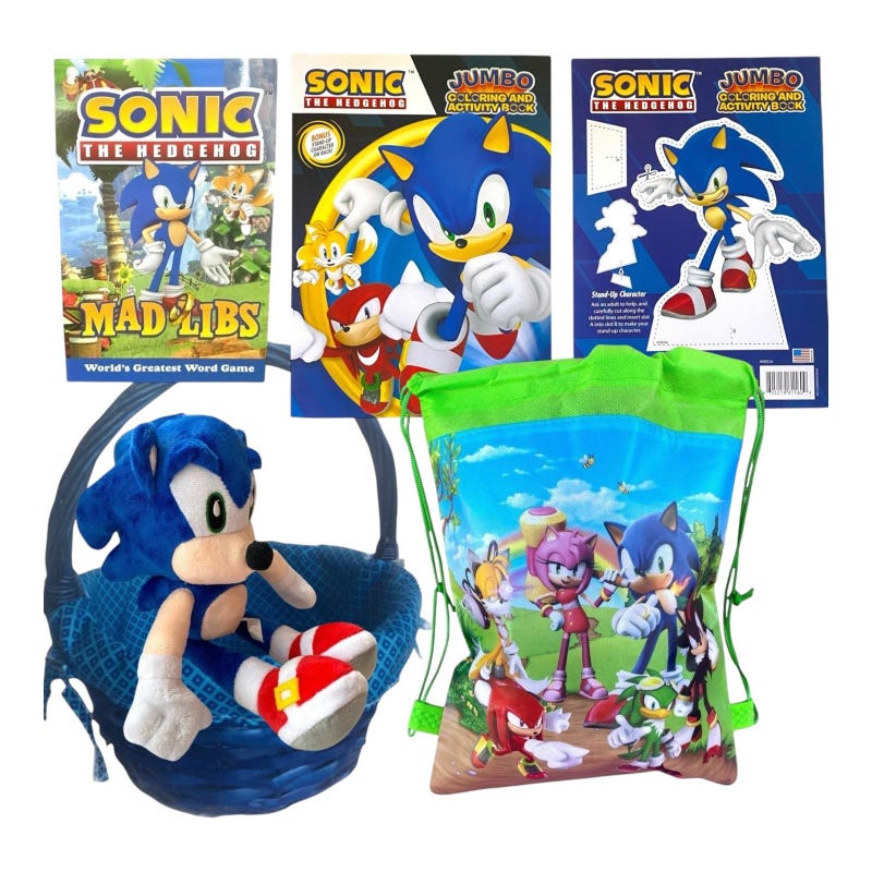 Sonic Easter Basket - Etsy
