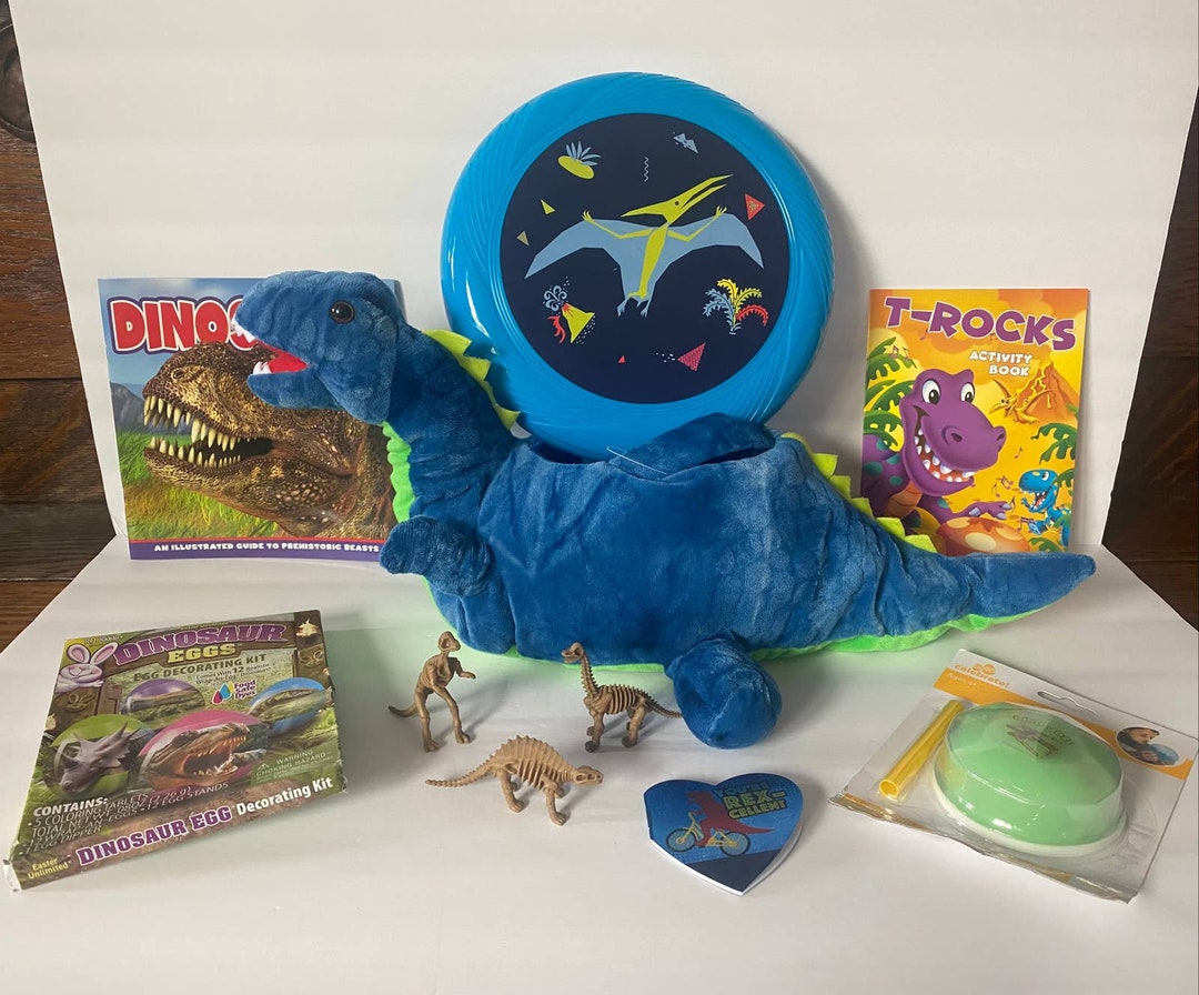 Dinosaur Gift Set | Dino-themed Activity Bundle | Plush Dinosaur, Books ...