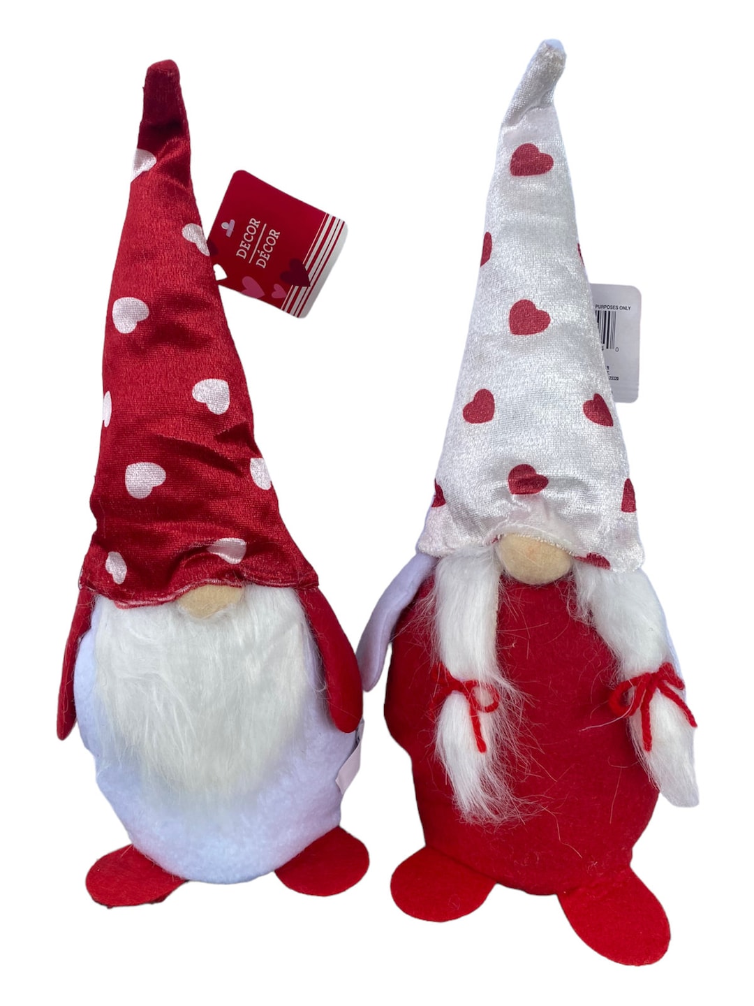 Boy & Girl Plush Valentine Gnome Set, Gnome Dolls, Valentines Day Gnome ...