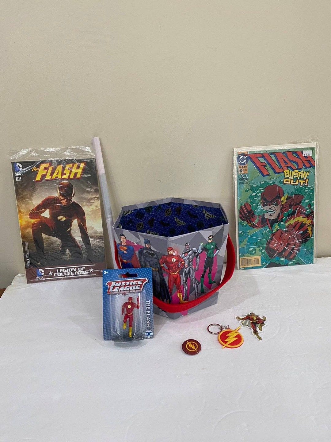 The Flash Gift Basket for Kids | DC Comics Figure, Comic Books ...