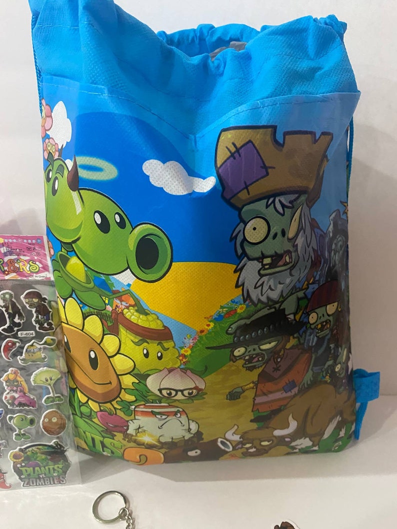 PVZ Plants Vs Zombies Figures Trading Cards Stickers Easter - Etsy