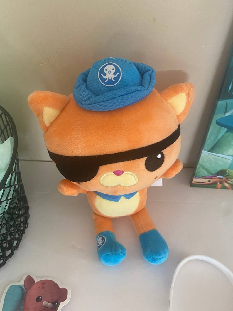 Plush Kwazii Octonauts Easter Basket Set Coloring Book Etsy