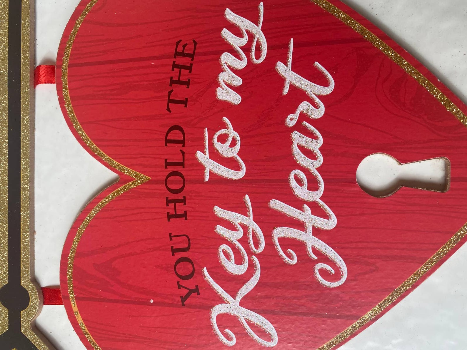 Hanging Wood Heart Sign You Hold the Key to My Heart Sign - Etsy