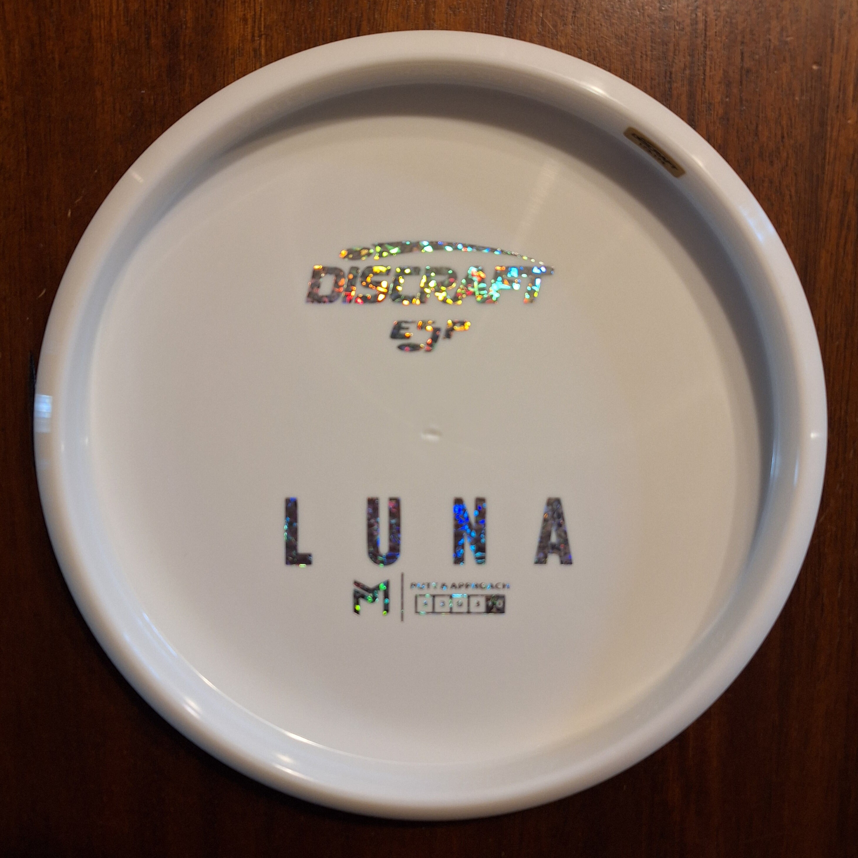 Discraft LUNA 173g Blank White ESP Plastic Bottom Stamp Disc - Etsy