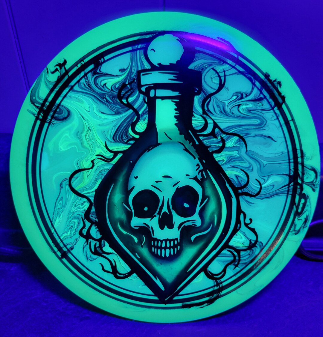 Streamline Glow Lift 175g Skull Potion Dyed Disc Golf Disc - Etsy